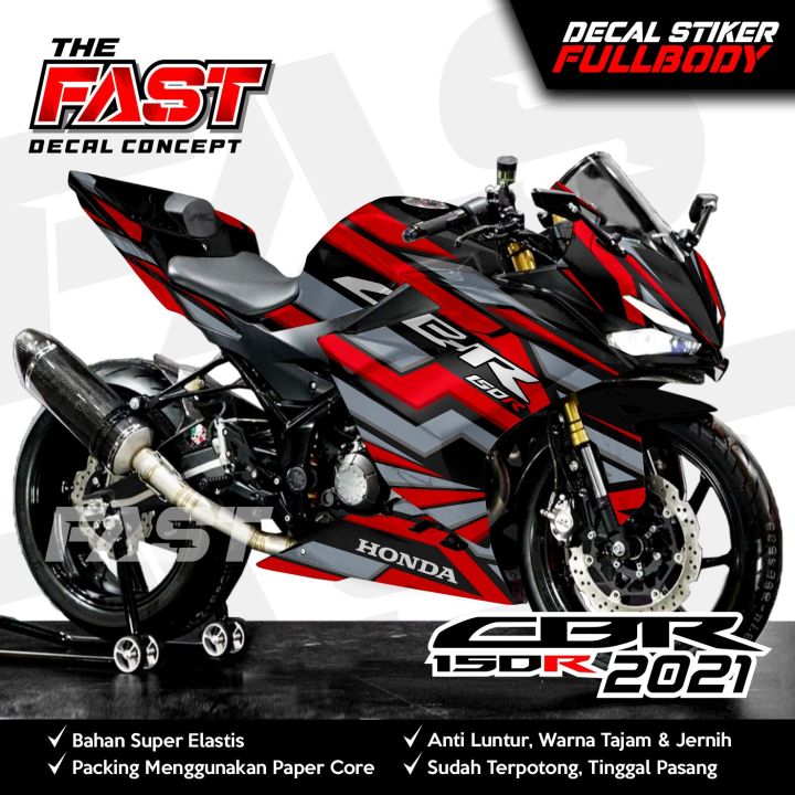 TERBARU Decal Cbr 150R Full Body 2021 Grafis Stiker Cbr 150R 2021 Full ...