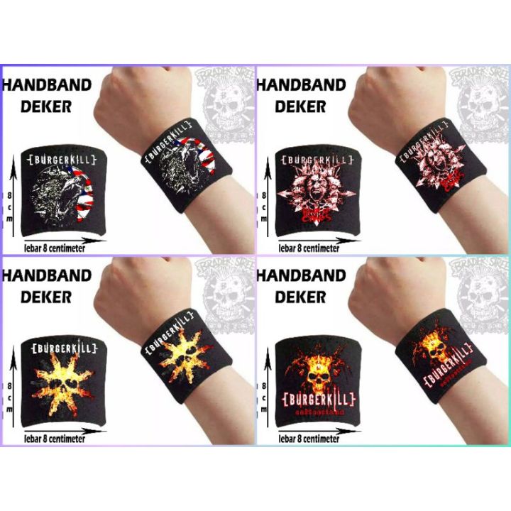 cod deker burgerkill,deker metal,handband bugerkill,ikat tangan,handuk ...