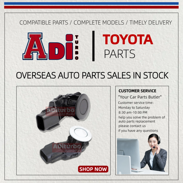 PDC PARKING SENSOR REVERSING RADAR ASSISTED BUMPER SENSOR FOR TOYOTA ...