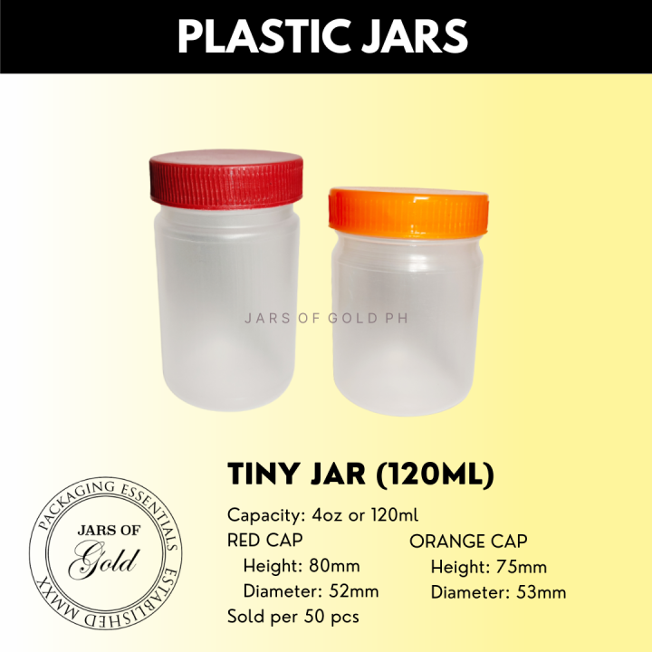 [FREE CAP SEAL] 50pcs 4oz Plastic Bottle/Jar/Container for Chili Oil ...