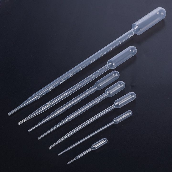 1ml / 3ml / Plastic Pipettes Dropper Disposable Graduated Transfer ...