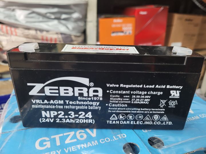 Ắc quy Zebra NP2,3-24 (24V-2,3Ah) | Lazada.vn