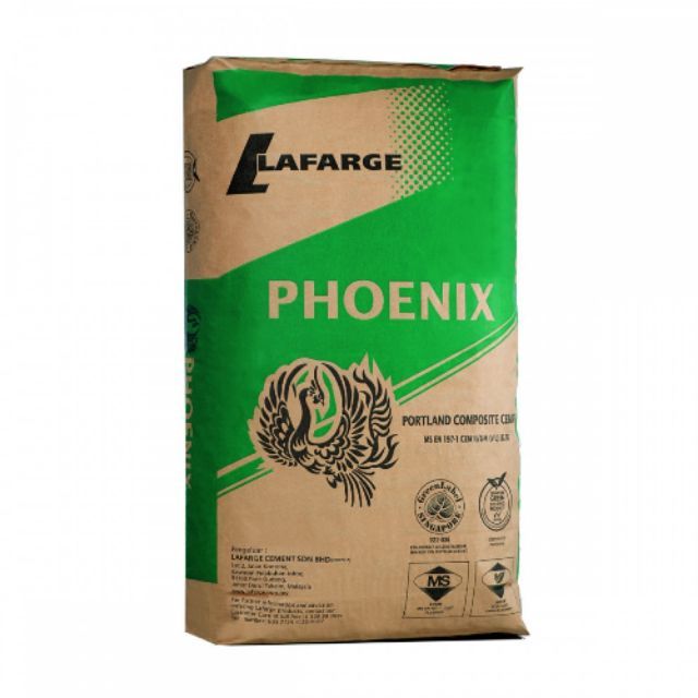 (1KG) Lafarge Phoenix Portland Composite Cement (New Vacuum Packing ...