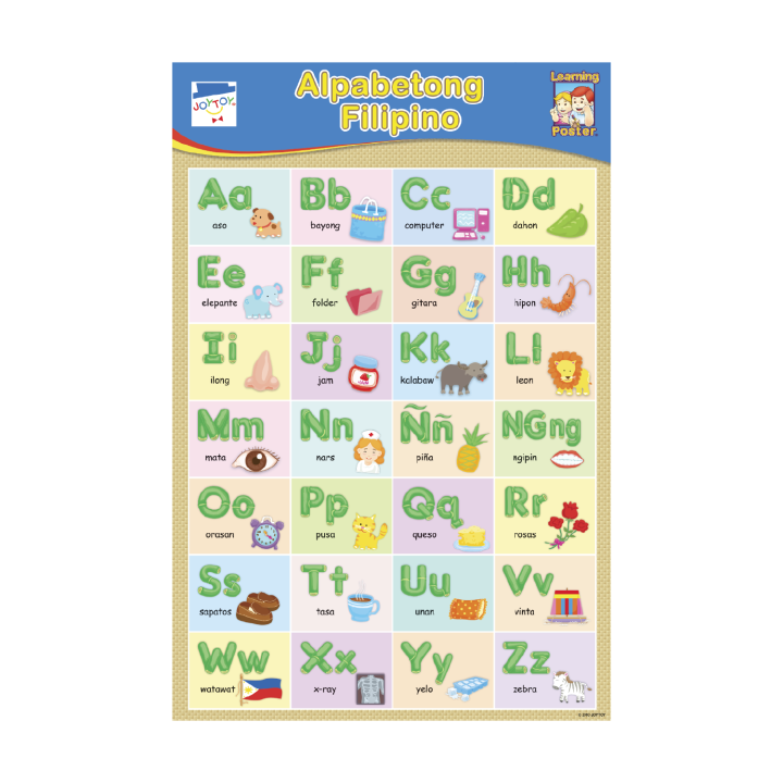 JOYTOY Alphabetong Filipino Poster | Lazada PH