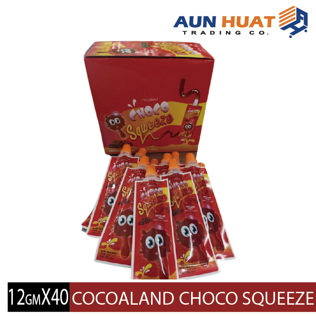COCOALAND CHOCO SQUEEZE 12GM X 40PCS | Lazada