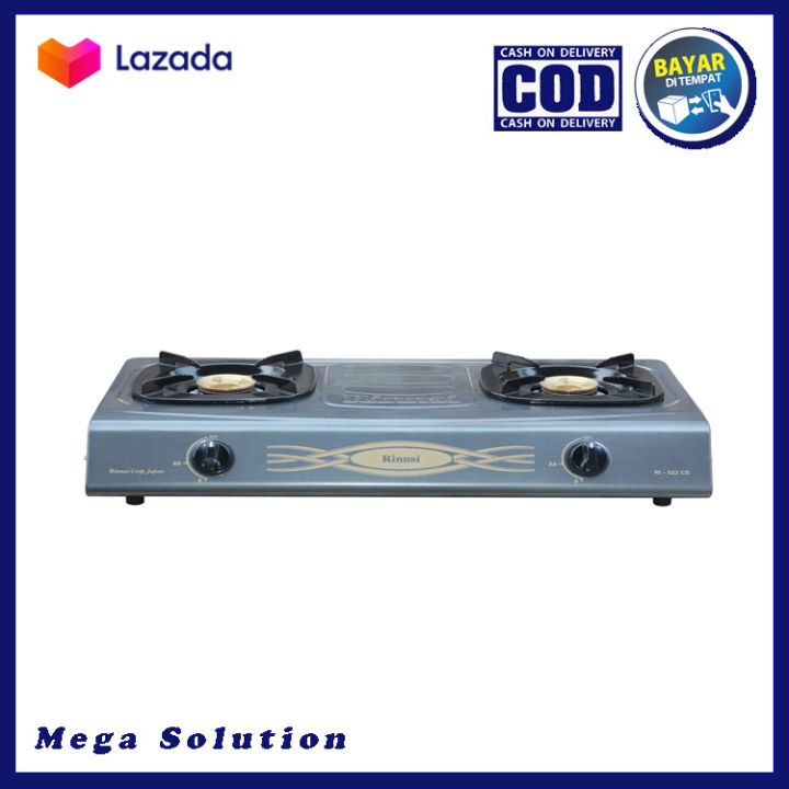 Rinnai RI-522CE Kompor Gas 2 Tungku | Lazada Indonesia