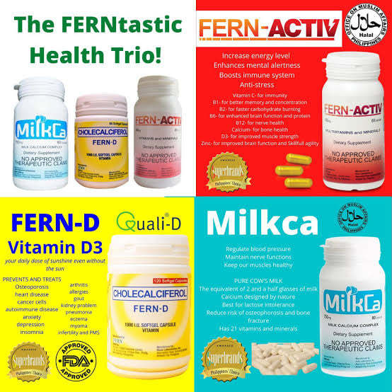 Original Power Trio Ifern Products Fern D Vitamin D 1000IU | Lazada PH