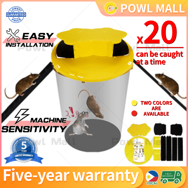 New type of mouse trap Plastic ramp automatic resetFlip trapQuick ...