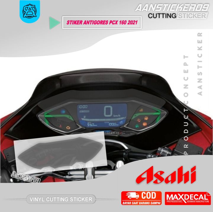 STIKER PELINDUNG SPIDOMETER PCX 160 TAHUN 2021 SAMPAI 2024 STIKER ...