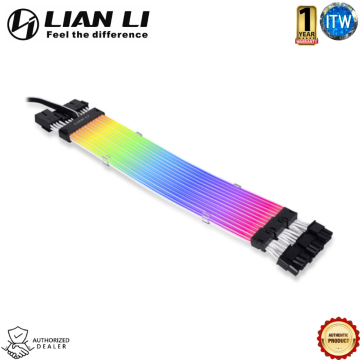 Lian Li Strimer Plus V2 Triple 8-Pin - Addressable RGB VGA Power Cable ...