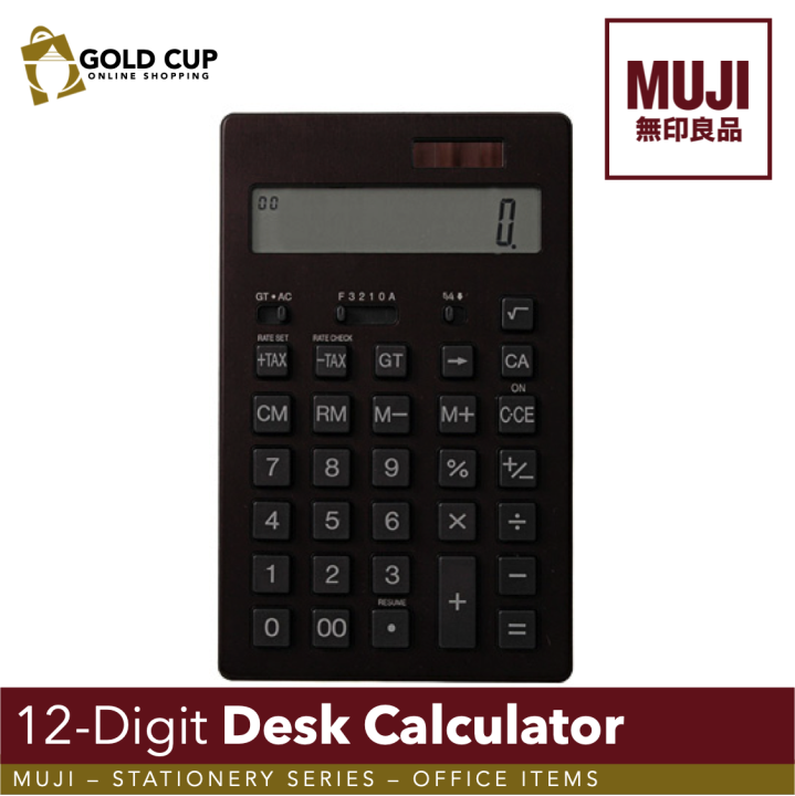MUJI 12 Digit Calculator - Black (Office Items) | Lazada PH