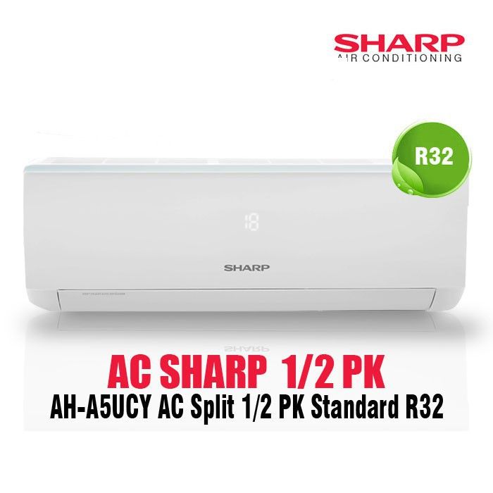 AC SPLIT 1/2 PK SHARP AH-A5UCYN Garansi Resmi Sharp/Free Pasang ...