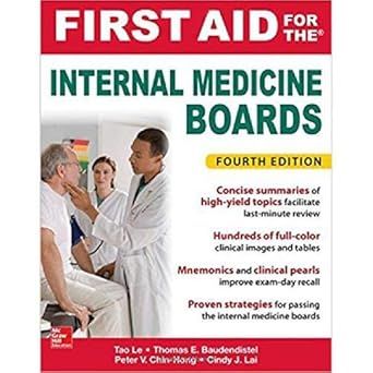 ISE First Aid for the Internal Medicine Boards, 4th Edition | Lazada