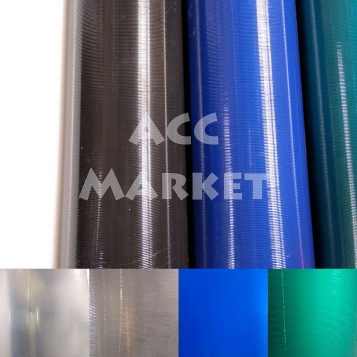 Fiber Plastik Penutup Pagar Rumah Meteran Motif Garis 1.2m | Lazada ...