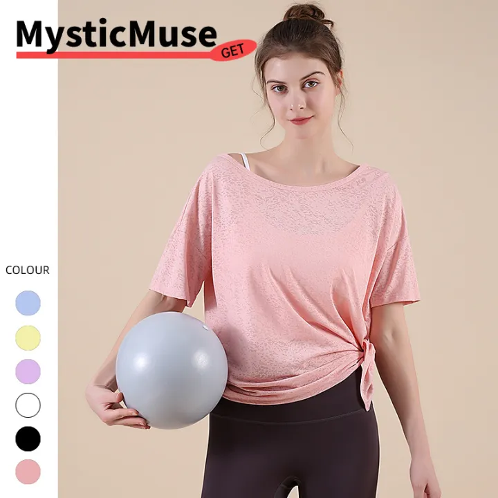 MysticMuse แขนกางเกงฝึกสำหรับผู้หญิง,ชุดโยคะแห้งเร็วระบายอากาศ | Lazada ...