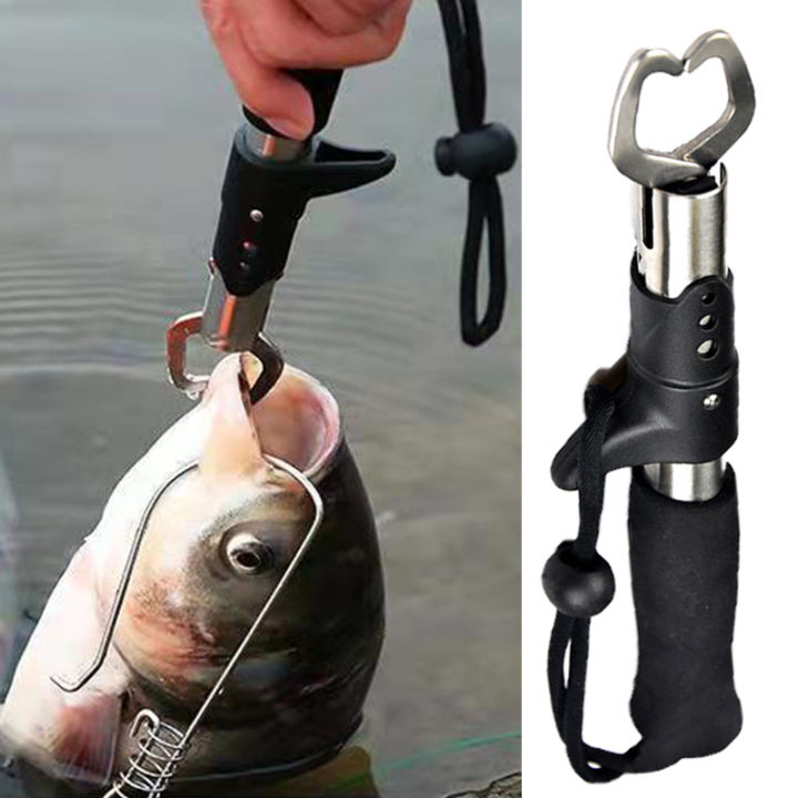 Stainless Steel Outdoor Portable Fishing Fish Catching Pliers Gripper ...