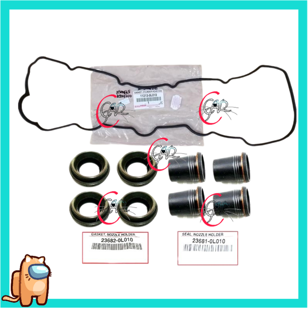 VALVE COVER GASKET (100% ORIGINAL) TOYOTA HILUX KUN25 KUN26 KDH200 ...