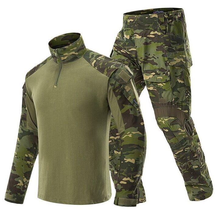 Gen3 Tactical Uniform Camouflage Clothes Army BDU Multicam Black Camo ...
