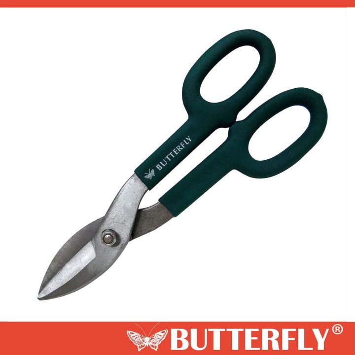 BUTTERFLY Tools Tin Snip (8", 10", 12") Scissors for Cutting Metal ...