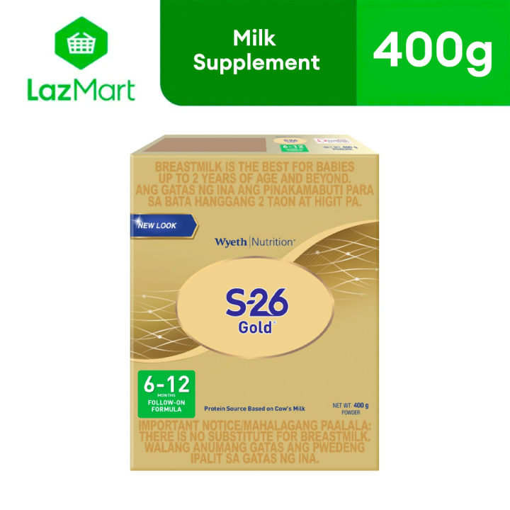 S-26 GOLD Milk Supplement for 6 to 12 Months, Box 400g | Lazada PH