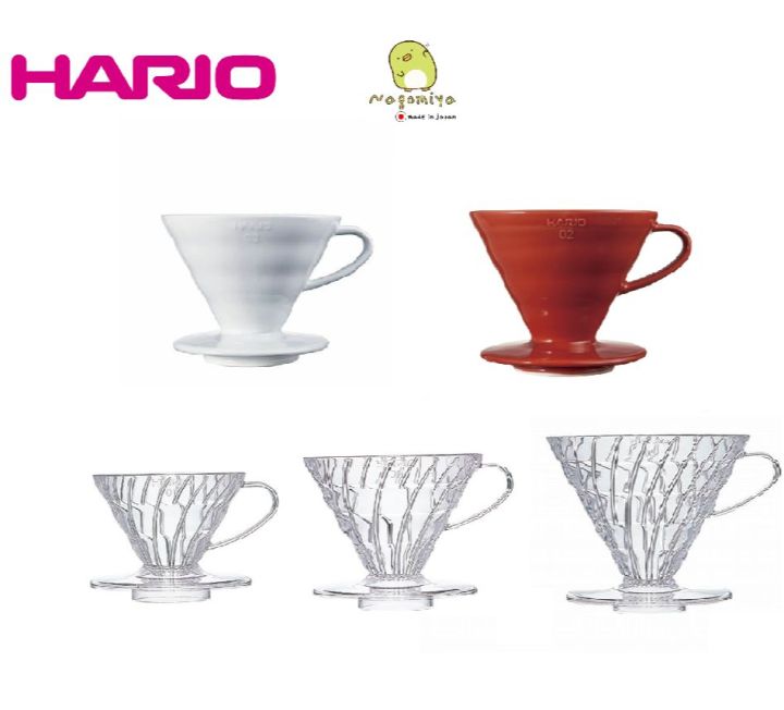 Hario V60 coffee Dripper ดริปเปอร์ กาแฟ แบบใส 01, 02, 03 made in Japan ...