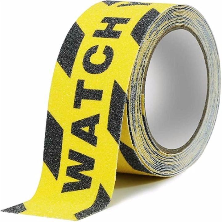 5CM*5M Warning Safety Stickers Watch Your Step Warning Sticker Stairs ...