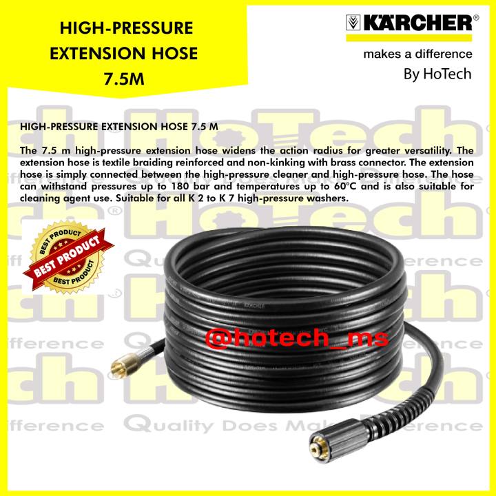Karcher HIGH-PRESSURE EXTENSION HOSE 7.5 M | Sambungan Selang Pressure ...
