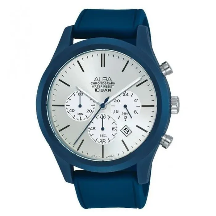 JAM TANGAN PRIA ALBA AT3G29X1 BLUE ORIGINAL | Lazada Indonesia