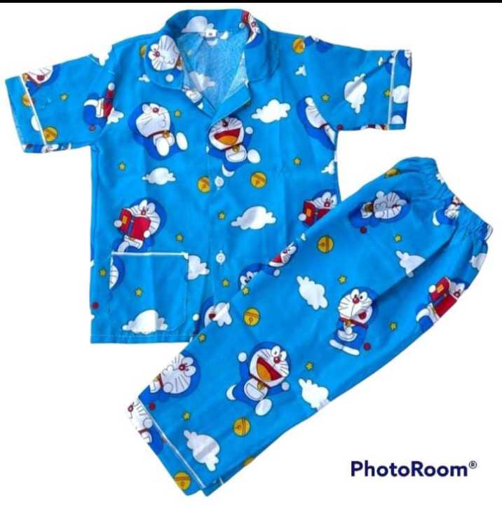 PIAMA ANAK MOTIF KARTUN /SETELAN SANTAI ANAK TERBARU TRENDY USIA 1-16 ...