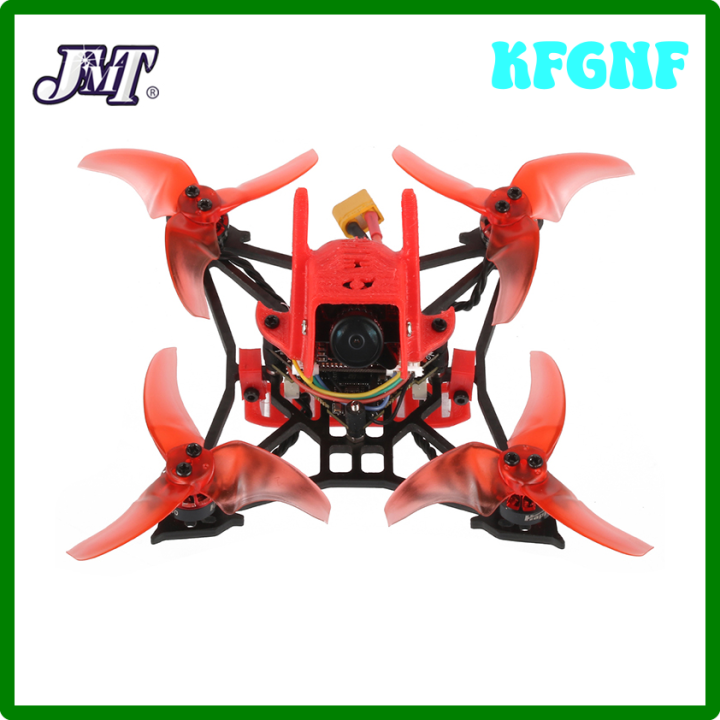 KFGNF JMT T 100 DIY Indoor FPV Racing Drone Kit 2.5 Inch 100mm Wheelbase Full Set with FPV Watch ...