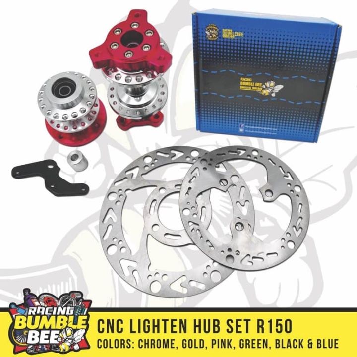 Lighten hub for raider 150 set with disc plate and bracket thailand ...