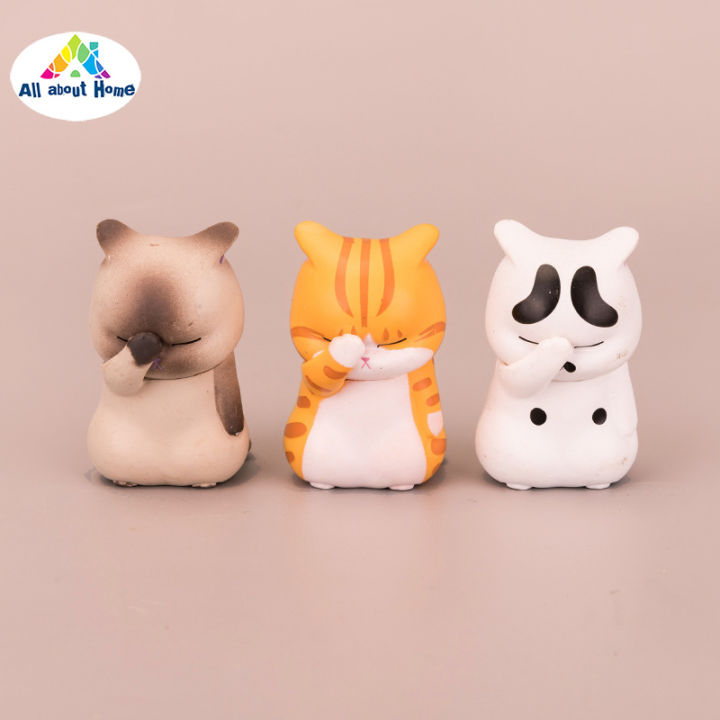 ABH Cute Cartoon Cat Sculptures Ornament can be Used as Photography ...