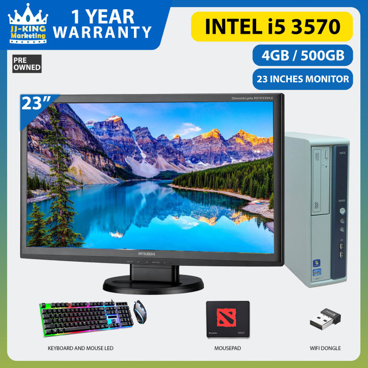 Computer Set Package ( Intel i5 / 3rd Gen , 4th Gen, 7th Gen / 8gb Ram ...