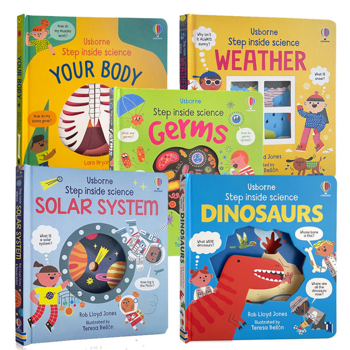 Usborne Lift -The-Flap Step Inside Science Body | Germs | Solar System ...