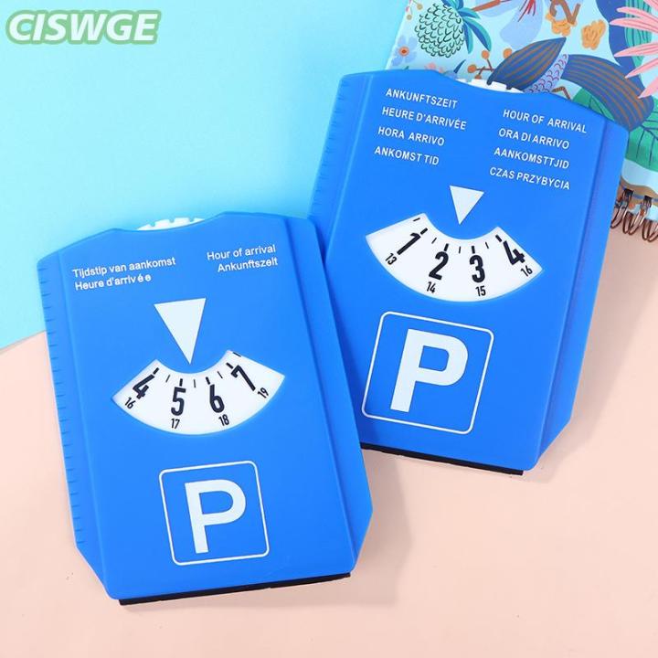 CISWGE Blue Digital Parking Timer Disc Easy To Use Clock Tool For ...