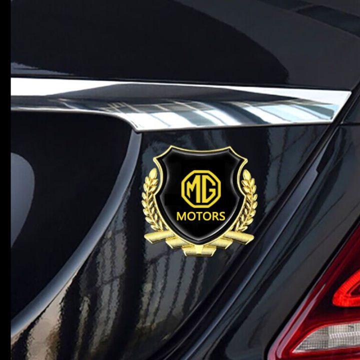 1/2 pcs 3D MG MG3 MG5 MG6 MG7 TF ZR ZS GS GT HS Logo Metal Car Chrome ...