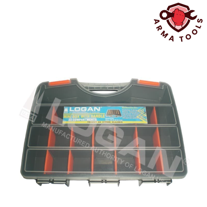 Mini Tool Box Plastik 23 Slot Logan/Tempat Penyimpanan/Tool Box | Lazada Indonesia
