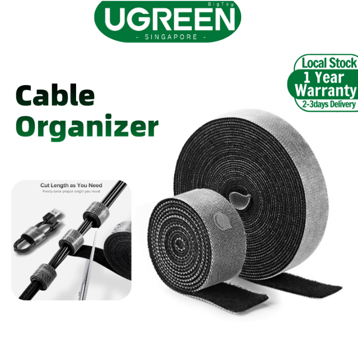 Ugreen Velcro Cable Tape Organizer Circle Velcro Strap Reusable Cable ...