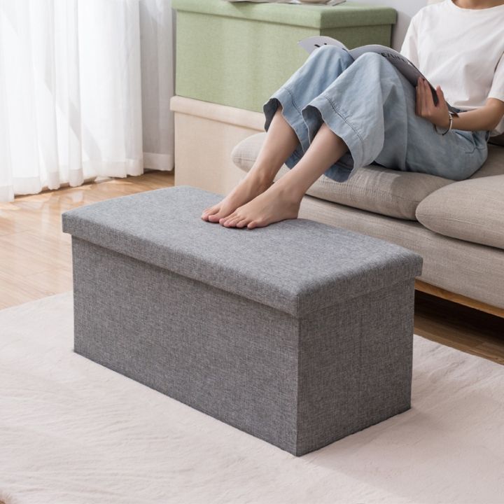 Rectangular/Square storage stool sit adult sofa folding storage chair ...