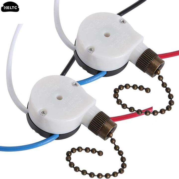 Ceiling Fan Switch Kit 3 Speed 4 Wire Fan Switch Pull Wire Switch With ...