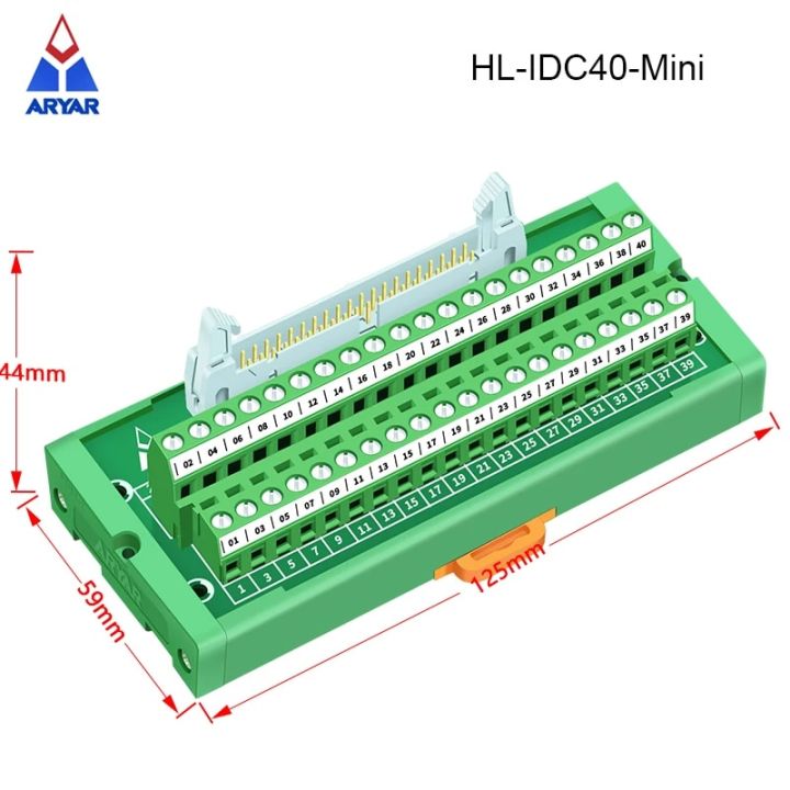 【Popular choice】 Idc40 Male Turn Terminal Block Board Idc 40 Connector ...