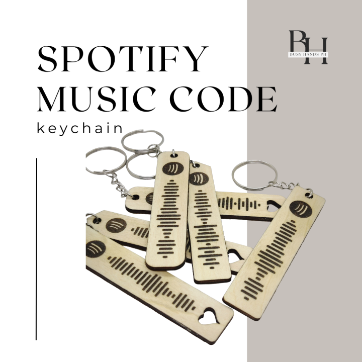 Scannable Spotify Music Code Keychains | Lazada PH