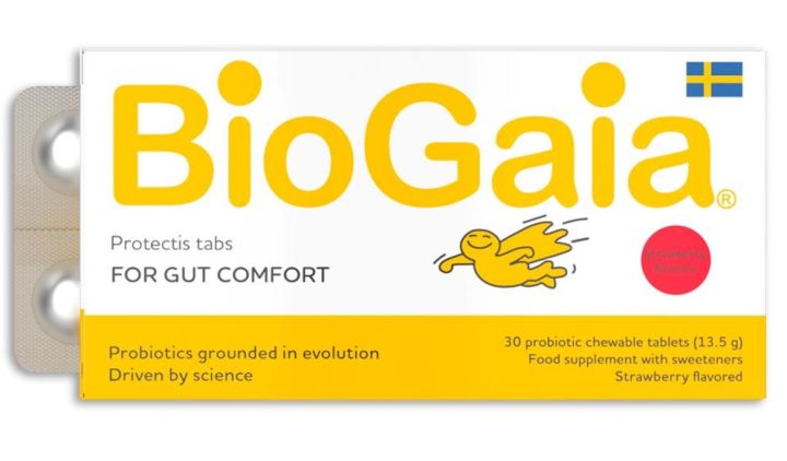 [BioGaia]Authentic Biogaia Protectis Chewable Tablets (Strawberry ...