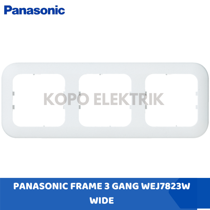 Panasonic Frame 3 Gang ( WEJ7823 ) | Lazada Indonesia