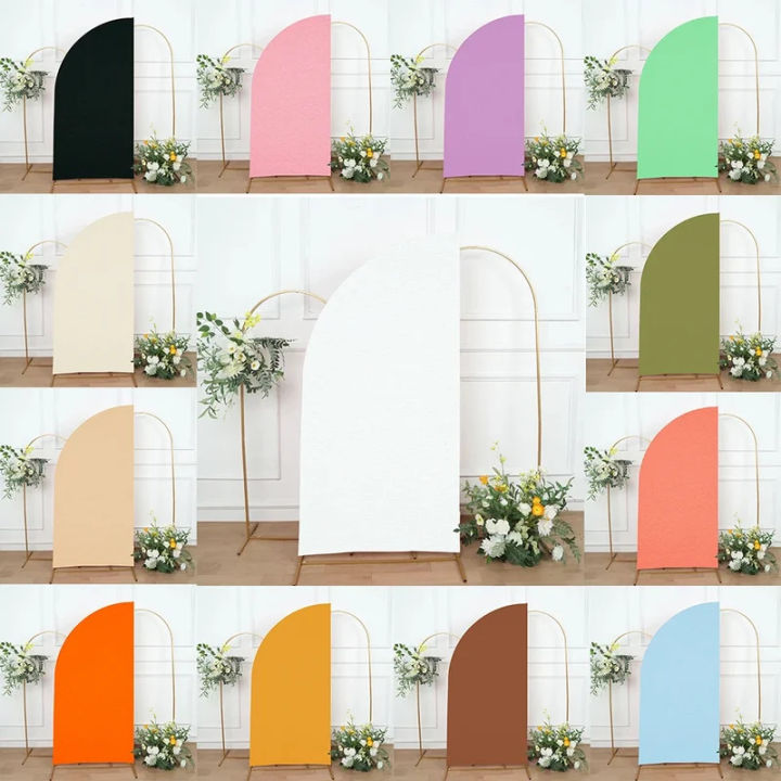 Shape Arch Backdrop Photography Cover Spandex Fabrics Solid Color ...