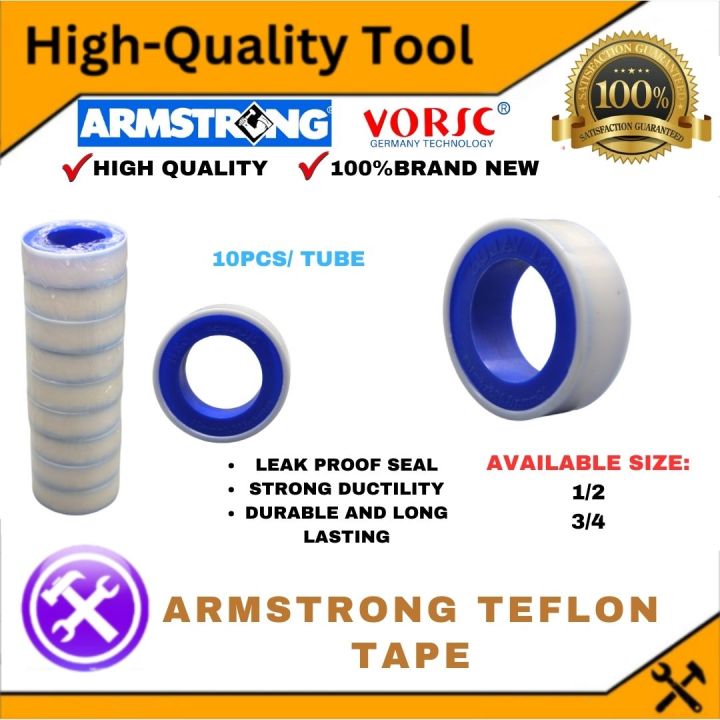 ARMSTRONG Teflon Tape (10pcs /tube) | Lazada PH