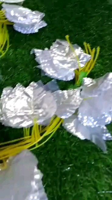 al41. GARLAND LEAVES, ARTIFICIAL GOLD & SILVER LEAF, VINES 2 METERS ...