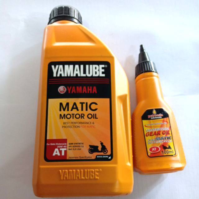 oli motor yamaha matic . yamalube + oli gear sepaket 2 produk. sesuai ...
