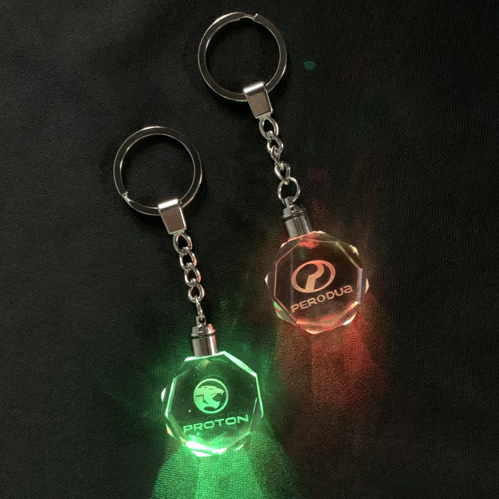 Proton Keychain LED K9 Crystal 7Colors Decepticon Transparent Luminous ...