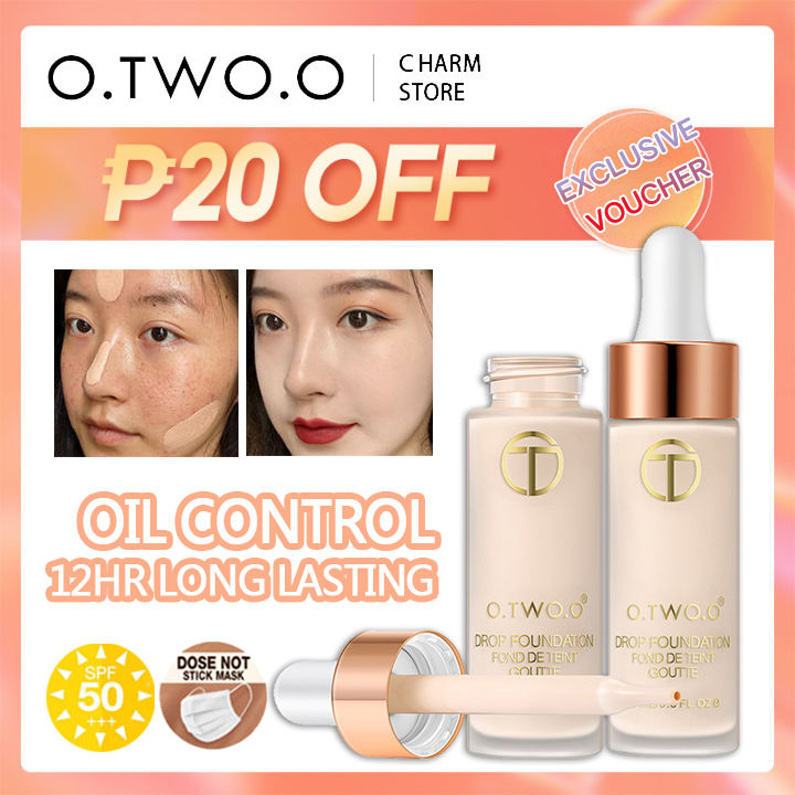 O.TWO.O Foundation Liquid with SPF50 +++ Waterproof Sunscreen Full ...